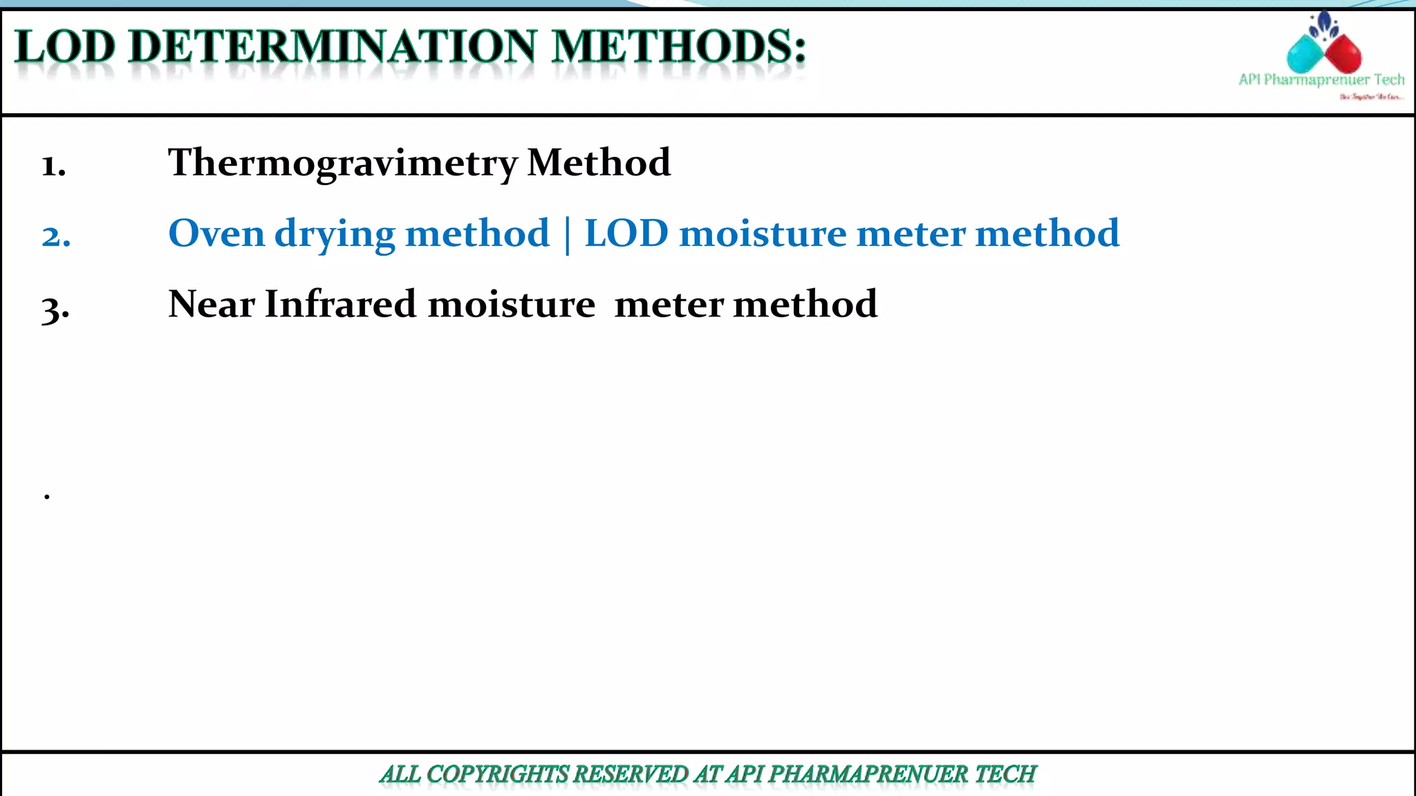 Water Content Vs. Loss On Drying Of Drug In Pharma Company Part-2 | PPTX