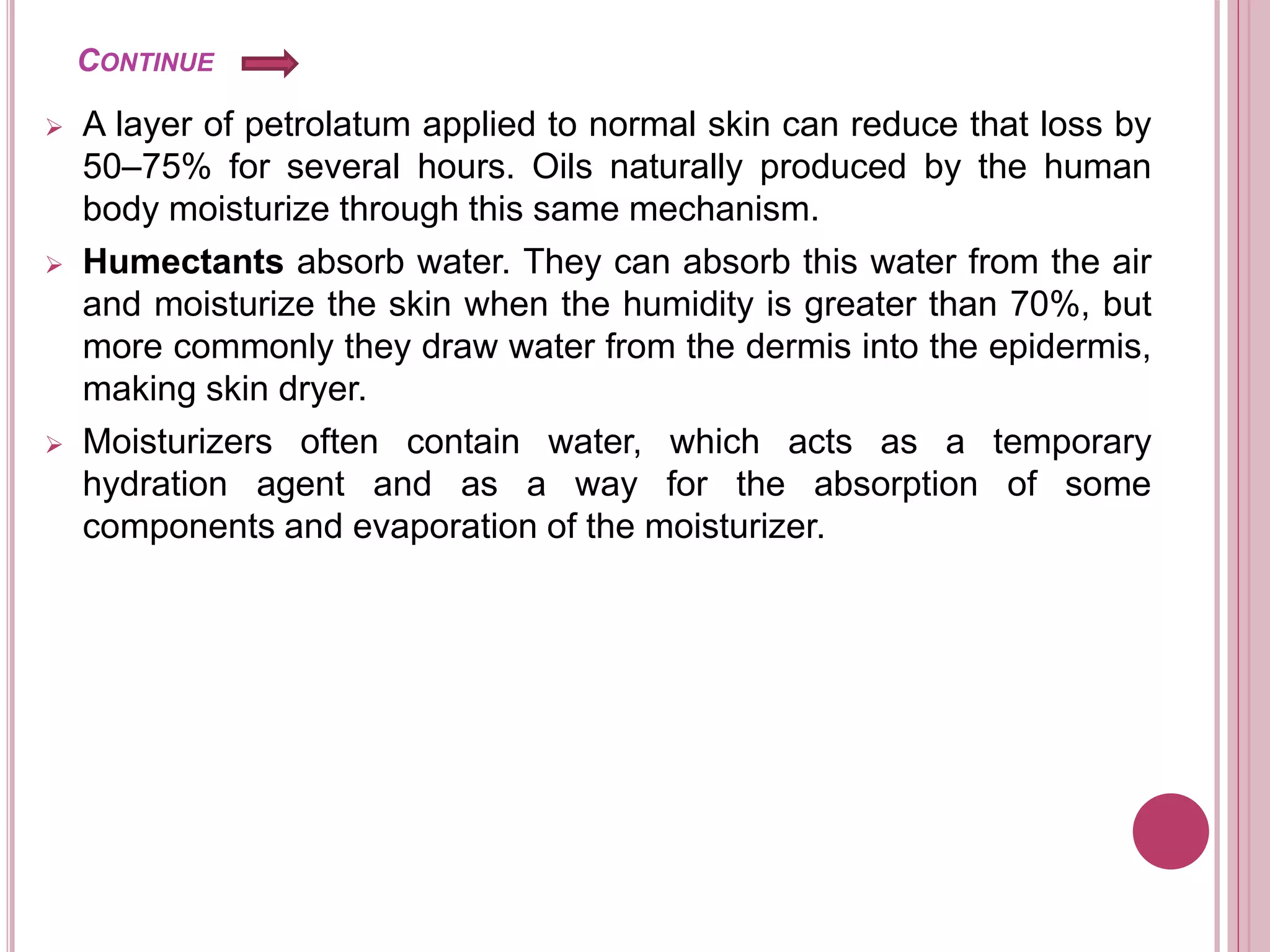 Moisturizing cream ppt | PPTX