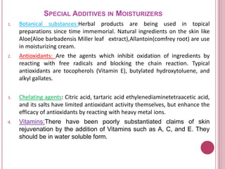 Moisturizing cream ppt | PPTX