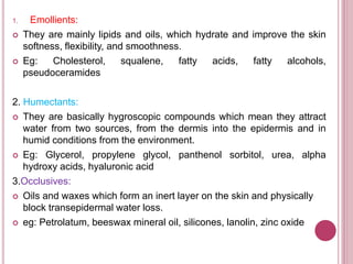 Moisturizing cream ppt | PPTX | Skin and Dermatology | Diseases and ...
