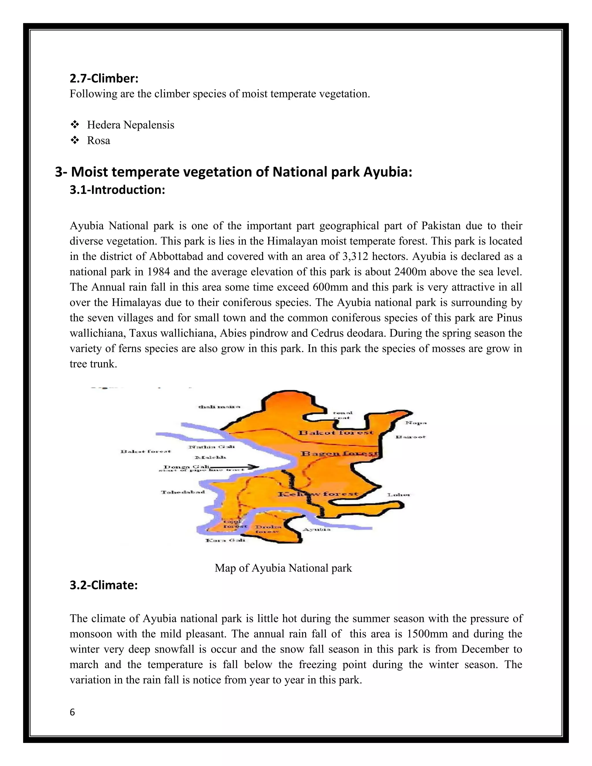 Moist vegetation of pakistan | PDF