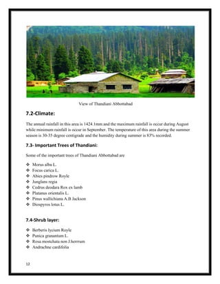 Moist vegetation of pakistan | PDF