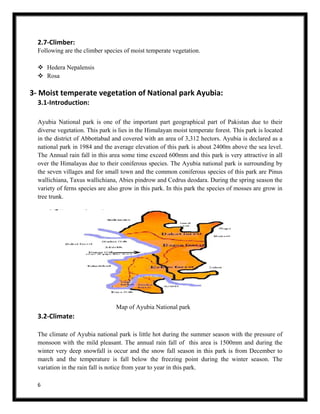 Moist vegetation of pakistan | PDF