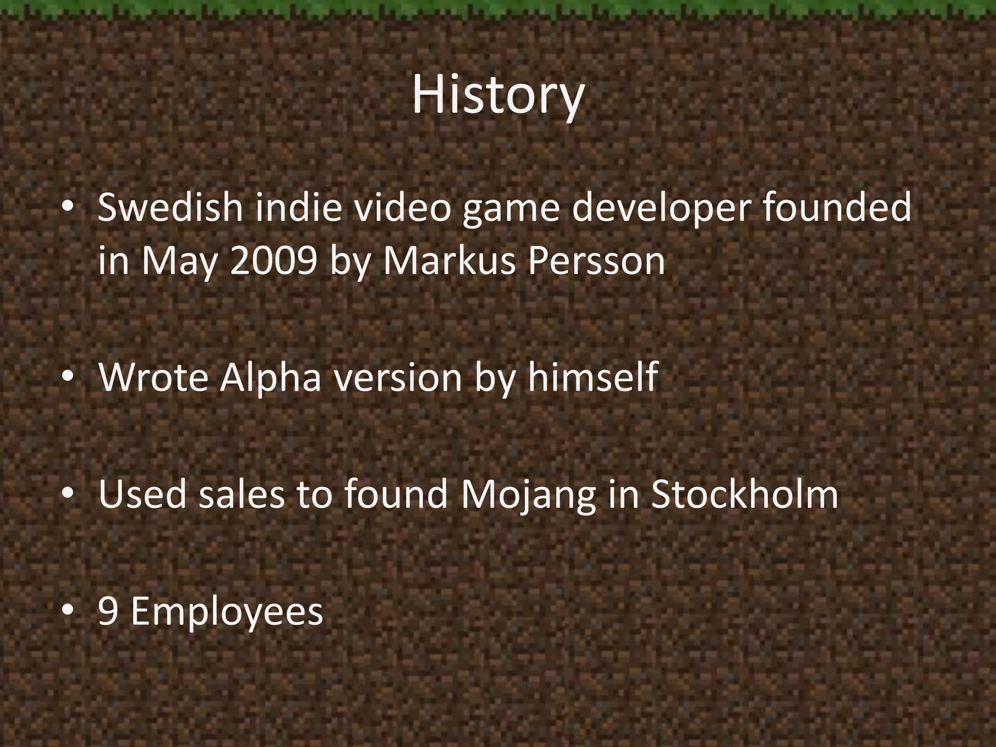 Mojang | PPTX