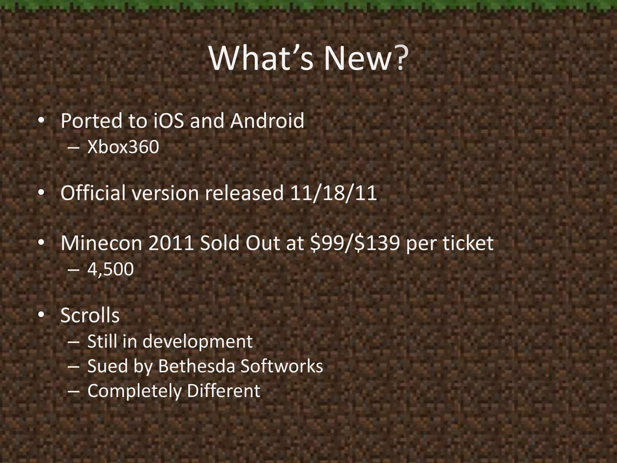 Mojang | PPTX