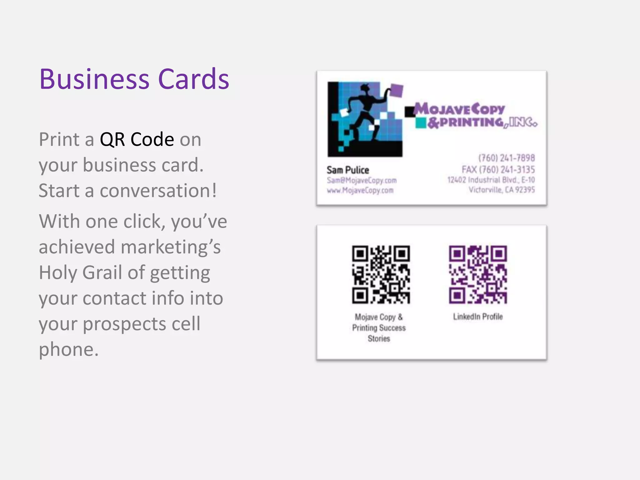 Mojave Qr Presentation Slideshow | PPSX
