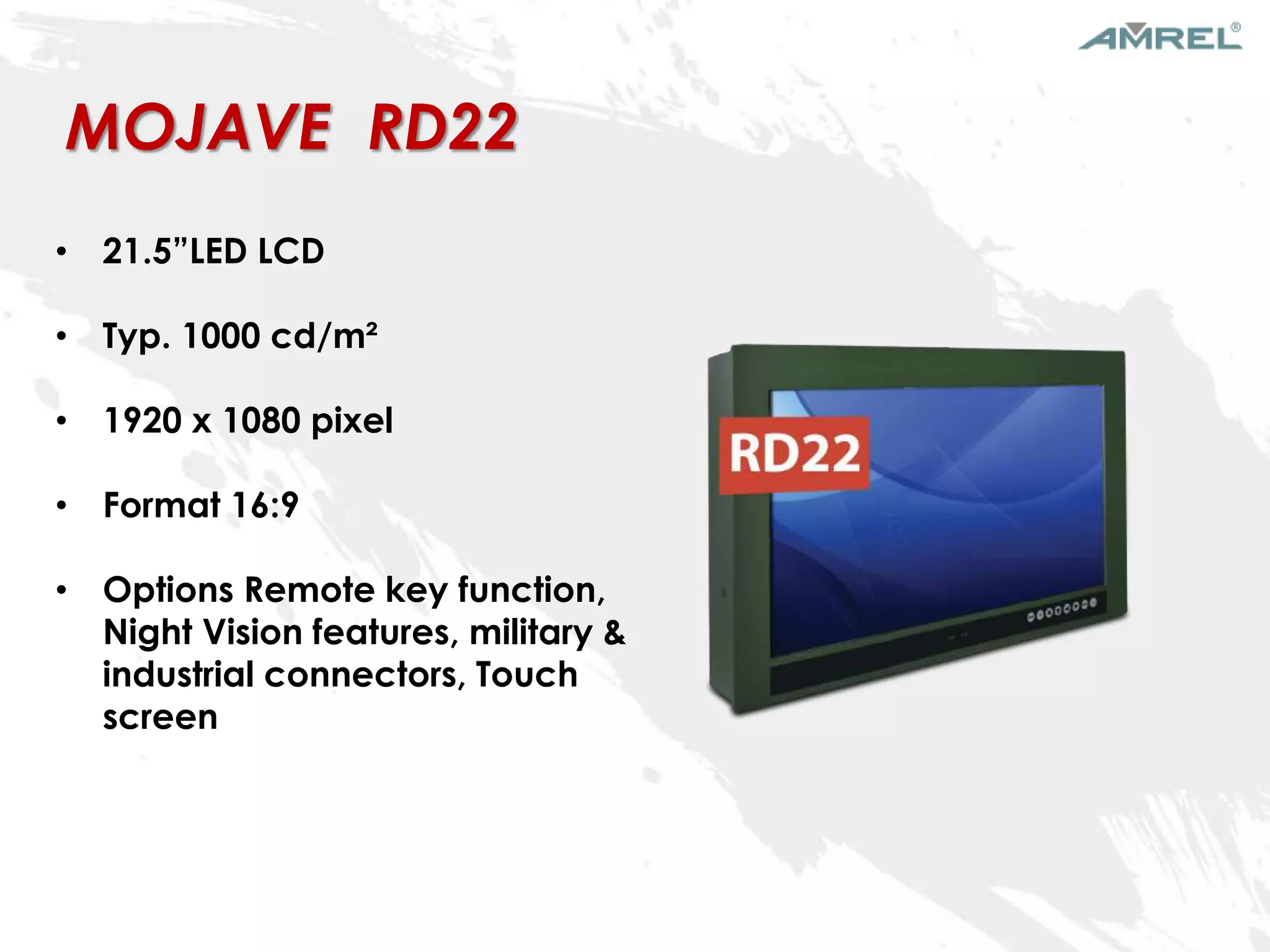 Mojave Rugged Displays | PPT Mojave Rugged Displays | PPT