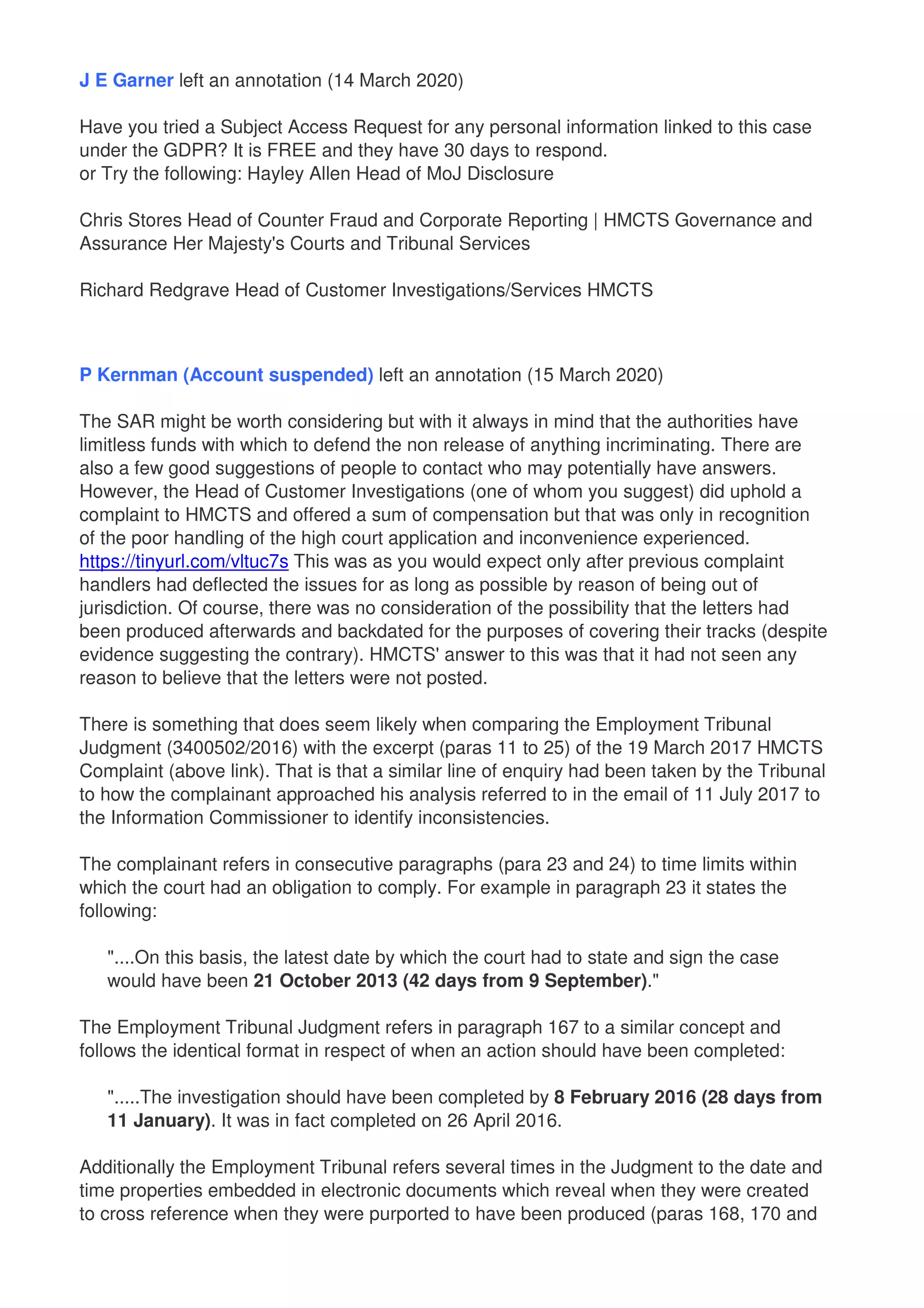 Moj criticised over forging documents | PDF