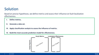 Can we predict the quality of spectrum-based fault localization? | PPT