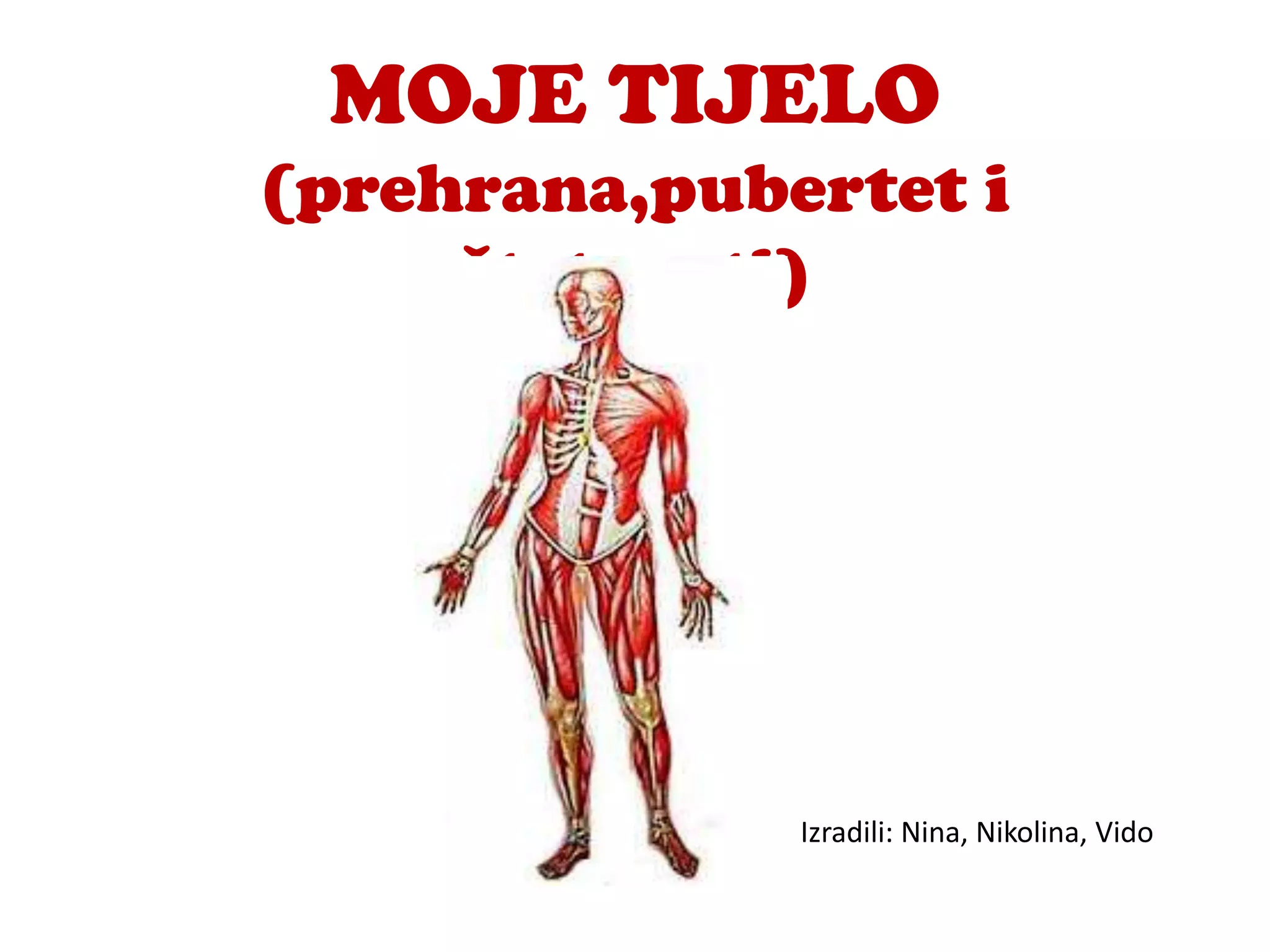 Moje tijelo | PPTX