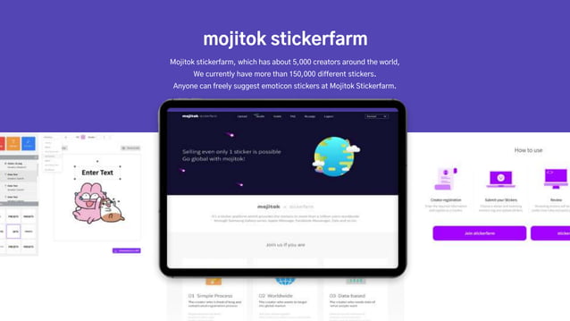Mojitok sticker store introduction | PPTX