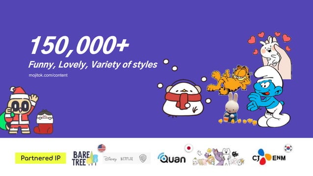 Mojitok sticker store introduction | PPTX