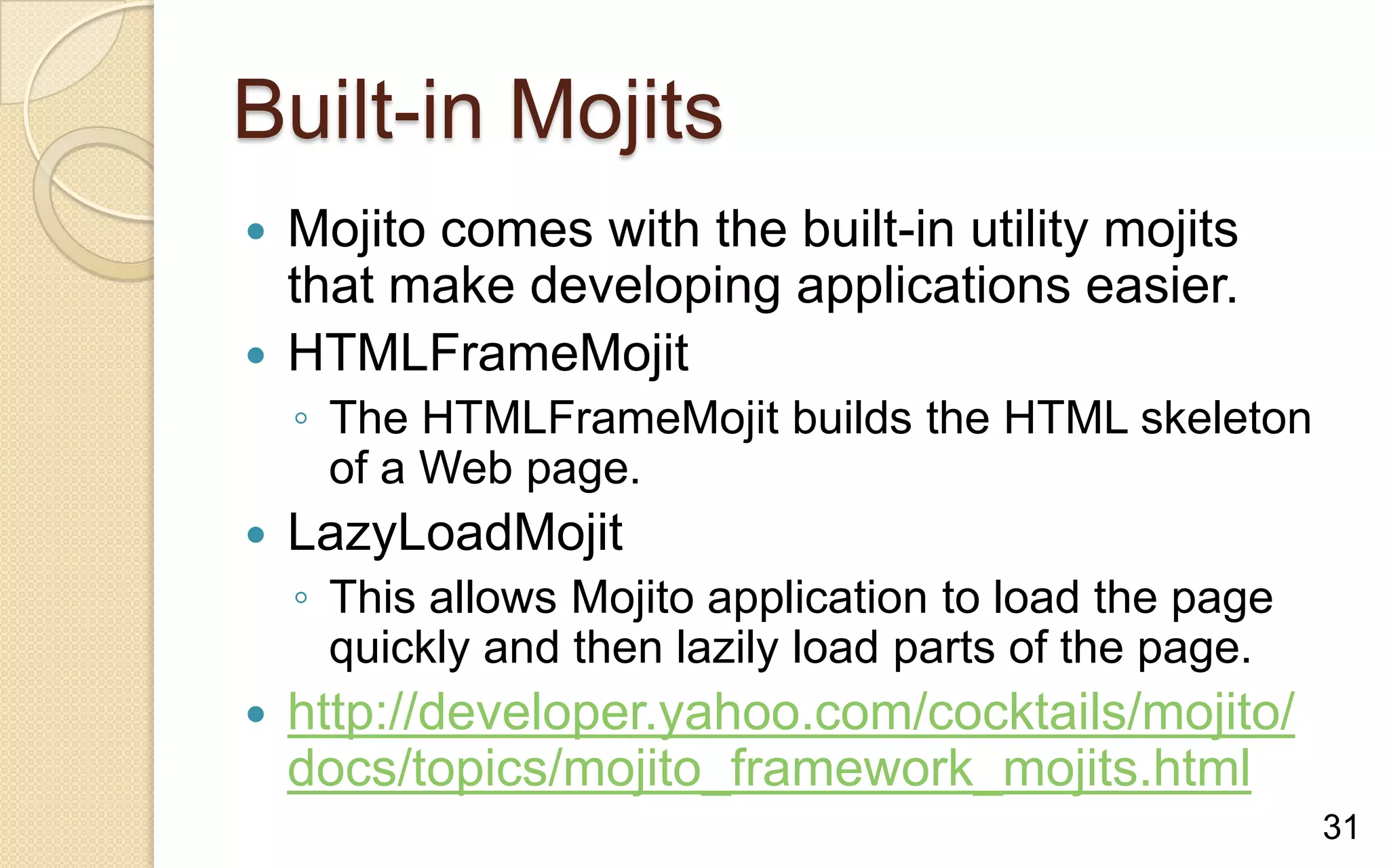 Mojito@nodejstw | PPT