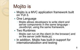 Mojito@nodejstw | PPT