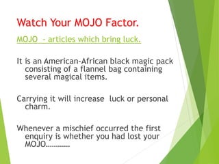 Mojo Lessons - James Joseph Adhikarathil Kottayam | PPT