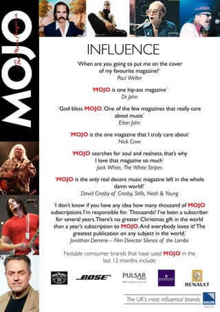 Mojo media pack-2011 | PDF