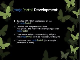 Mojoportal development | PPTX