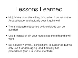 Mojolicious and REST | PDF | Programming Languages | Computing