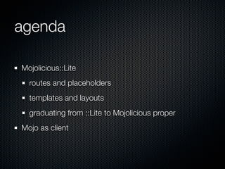 Mojolicious, real-time web framework | PDF | Web Design and HTML | Internet