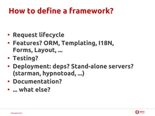 Mojolicious: what works and what doesn't | PPT