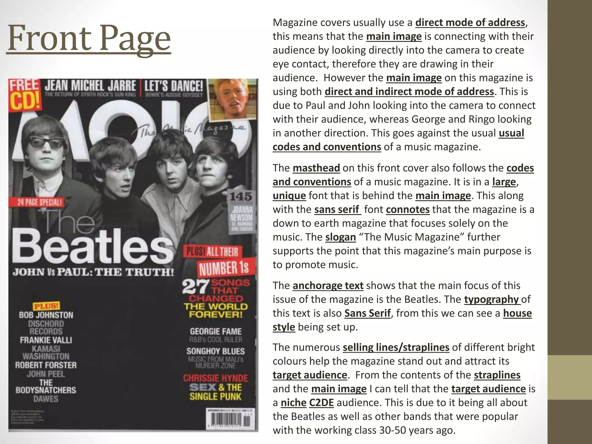 Mojo magazine | PPTX