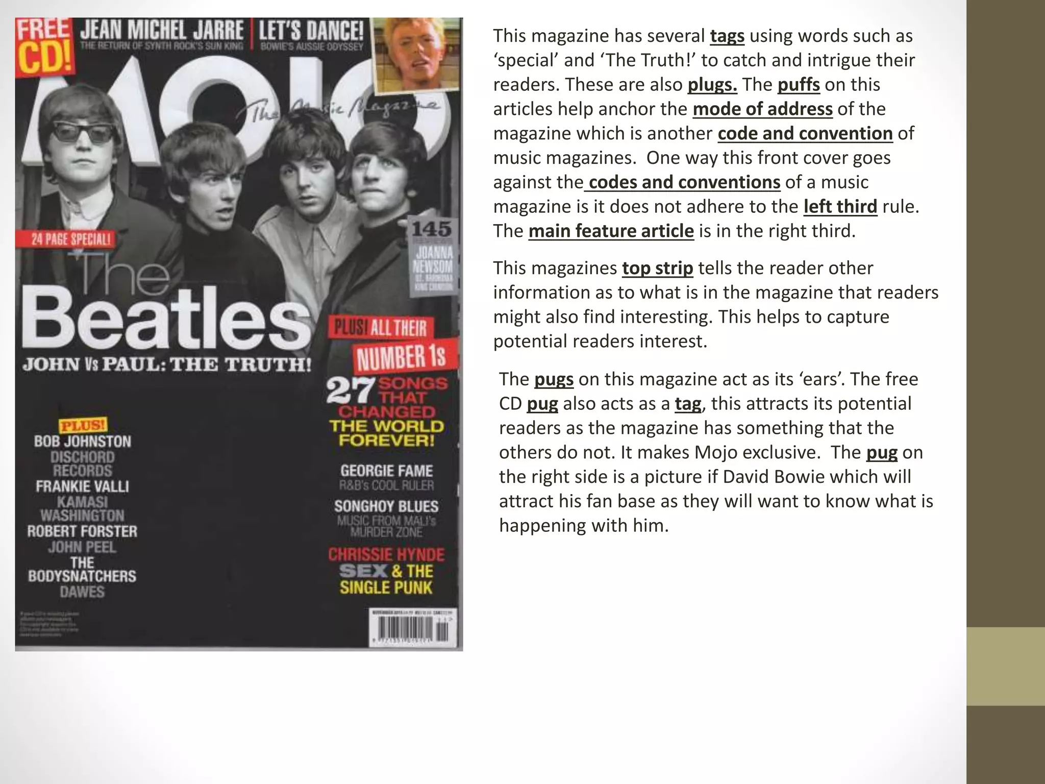 Mojo magazine | PPTX