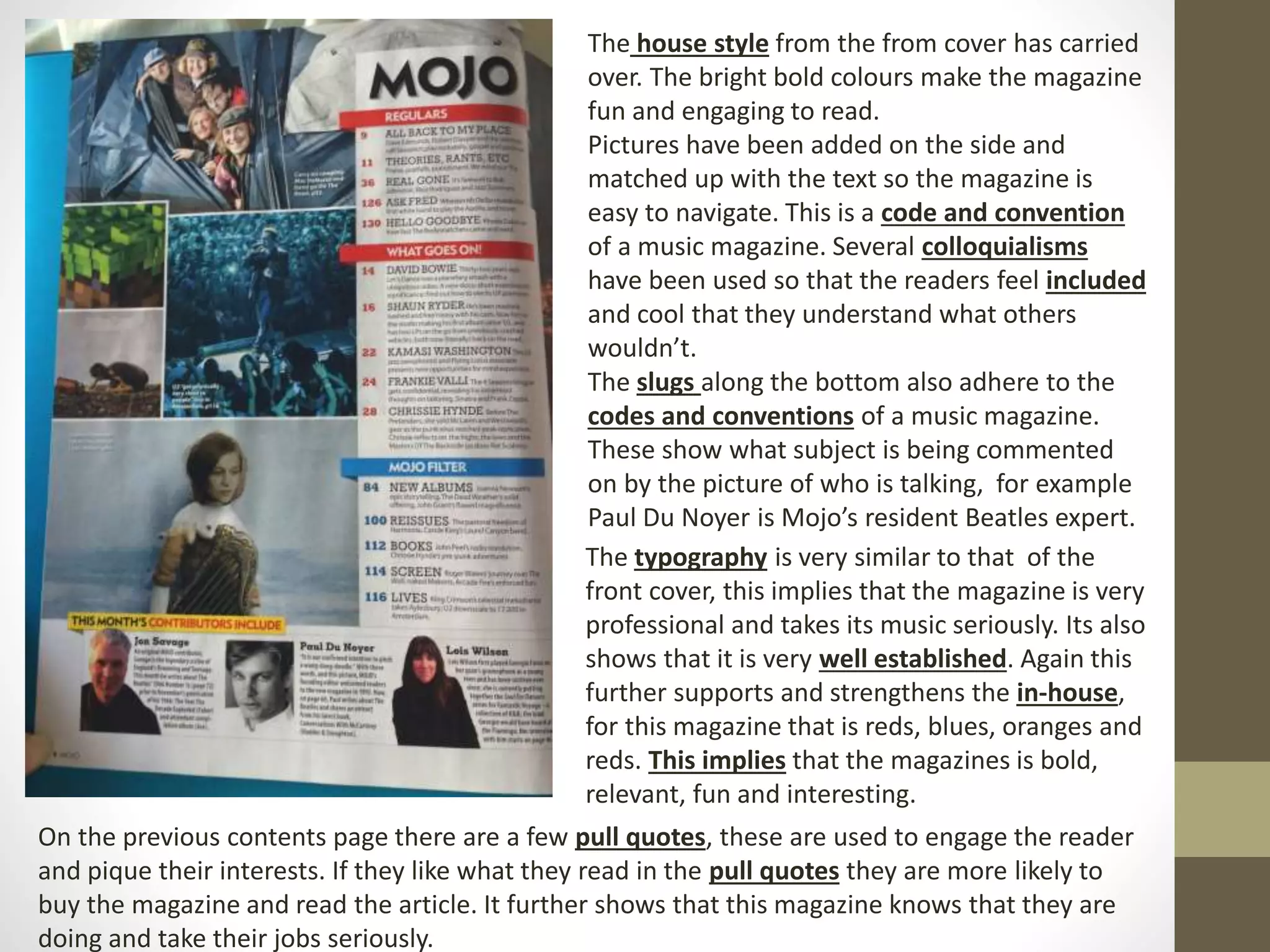 Mojo magazine | PPTX