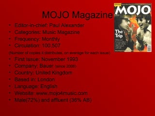 Mojo magazine[1] | PPT