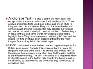 Mojo’ magazine analysis | PPTX