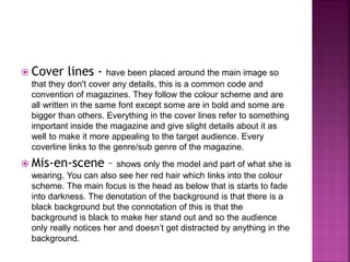 Mojo’ magazine analysis | PPTX