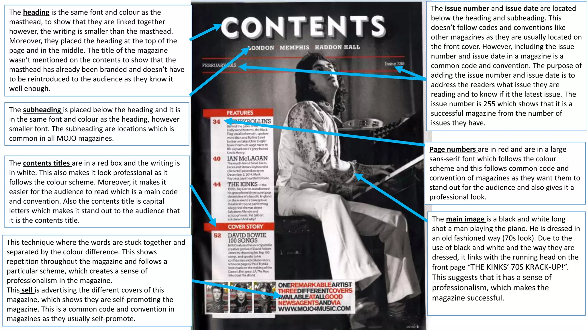 Mojo magazine analysis | PPTX
