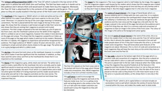 Mojo magazine analysis | PPTX