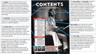 Mojo magazine analysis | PPTX