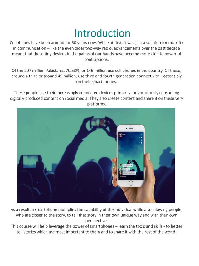 Why Mobile Journalism is important for you | PDF