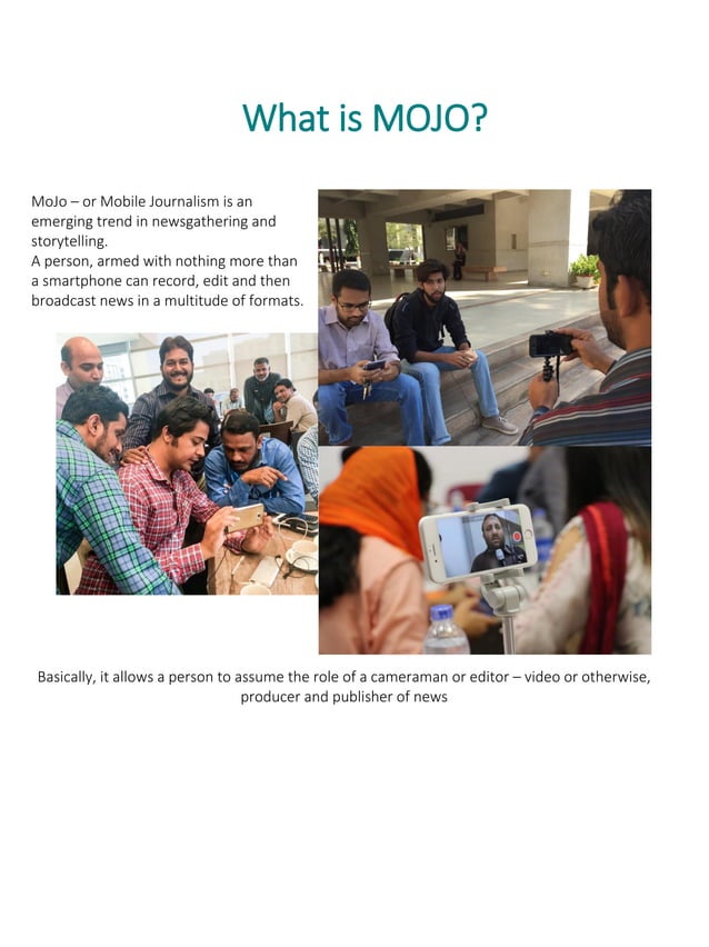 Why Mobile Journalism is important for you | PDF