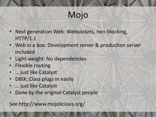 Mojo – Simple REST Server | PPT