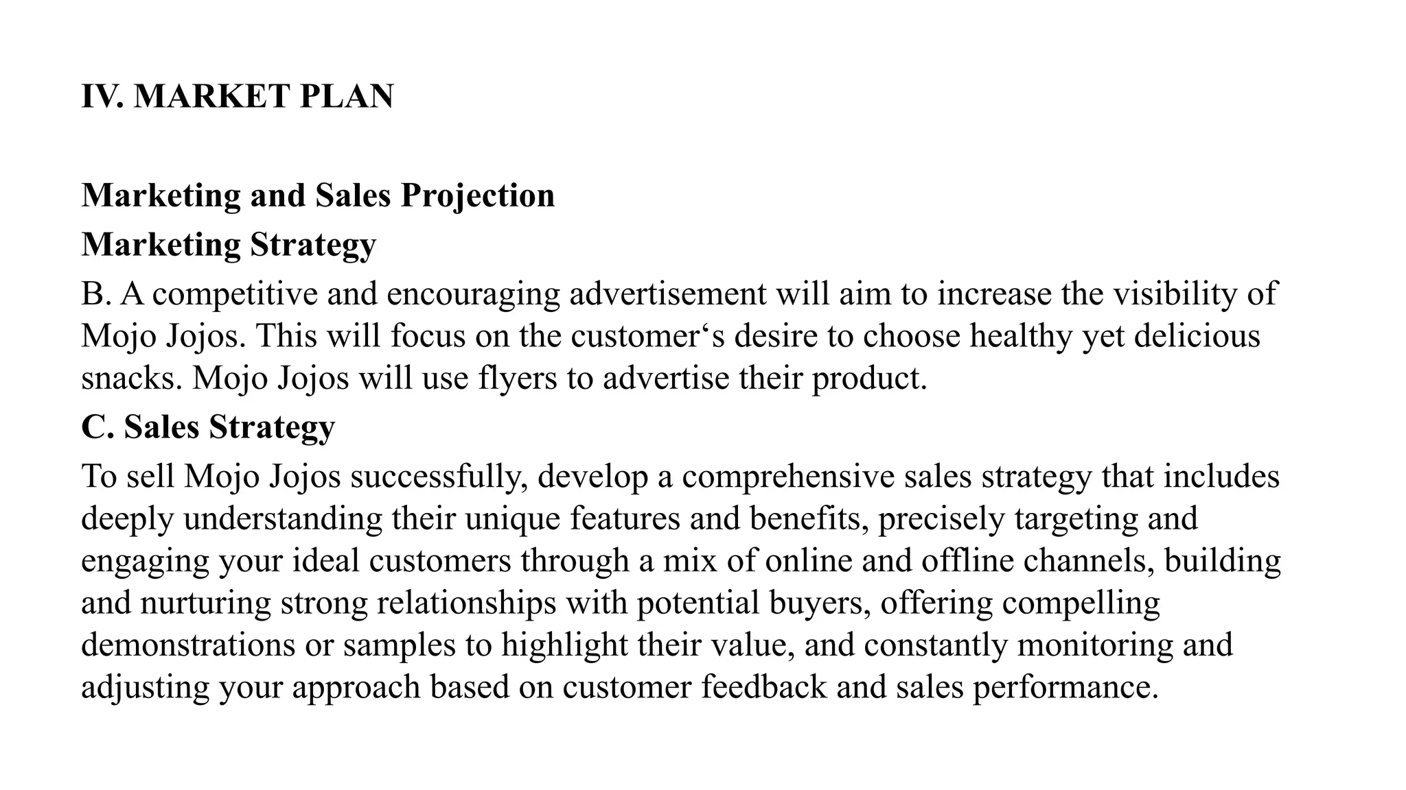 Mojos business plan plan final for business implementation | PPTX