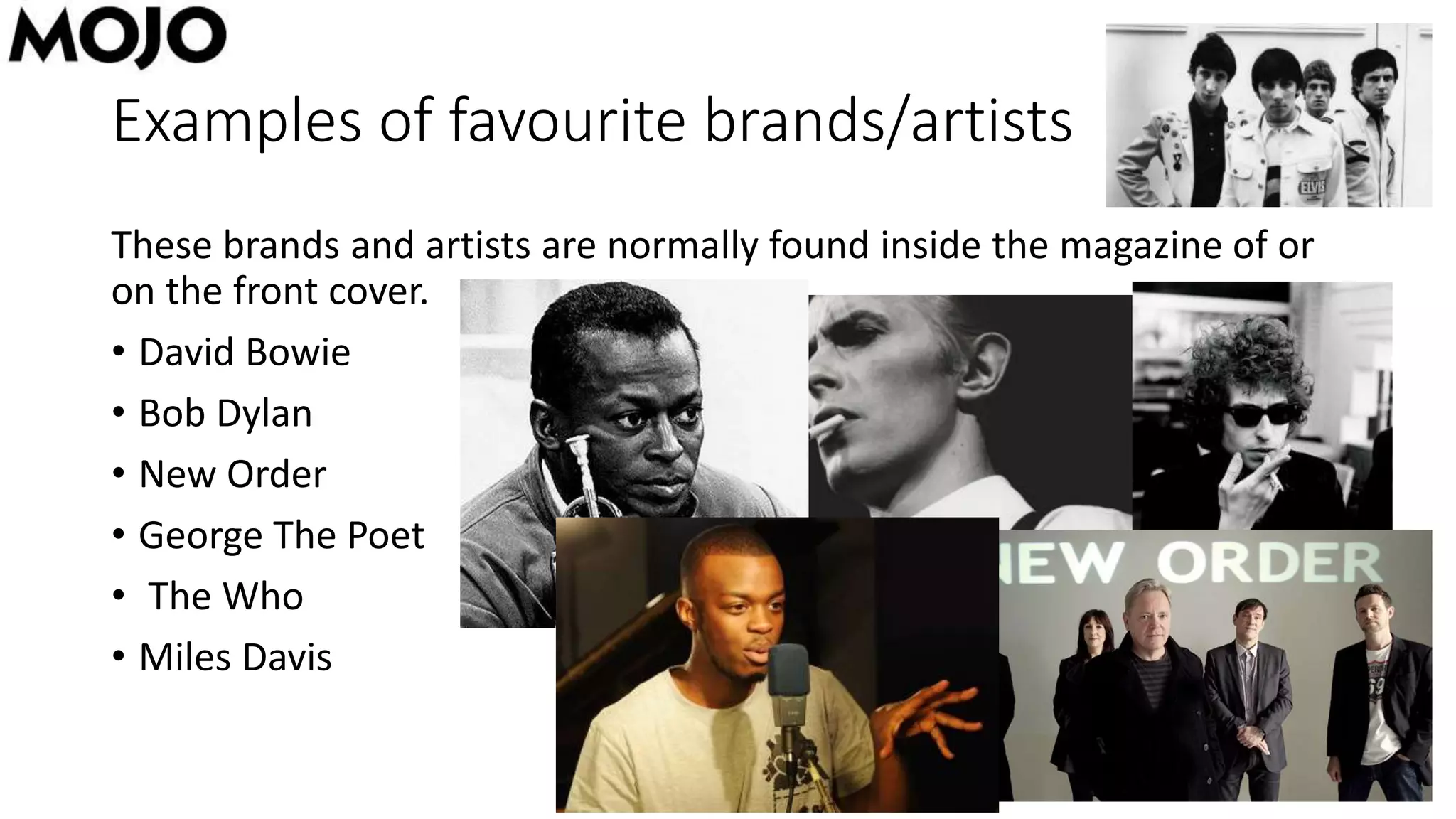 Mojo target audience analysis | PPTX