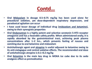 Moka icecube for paediatric premedication | PPT