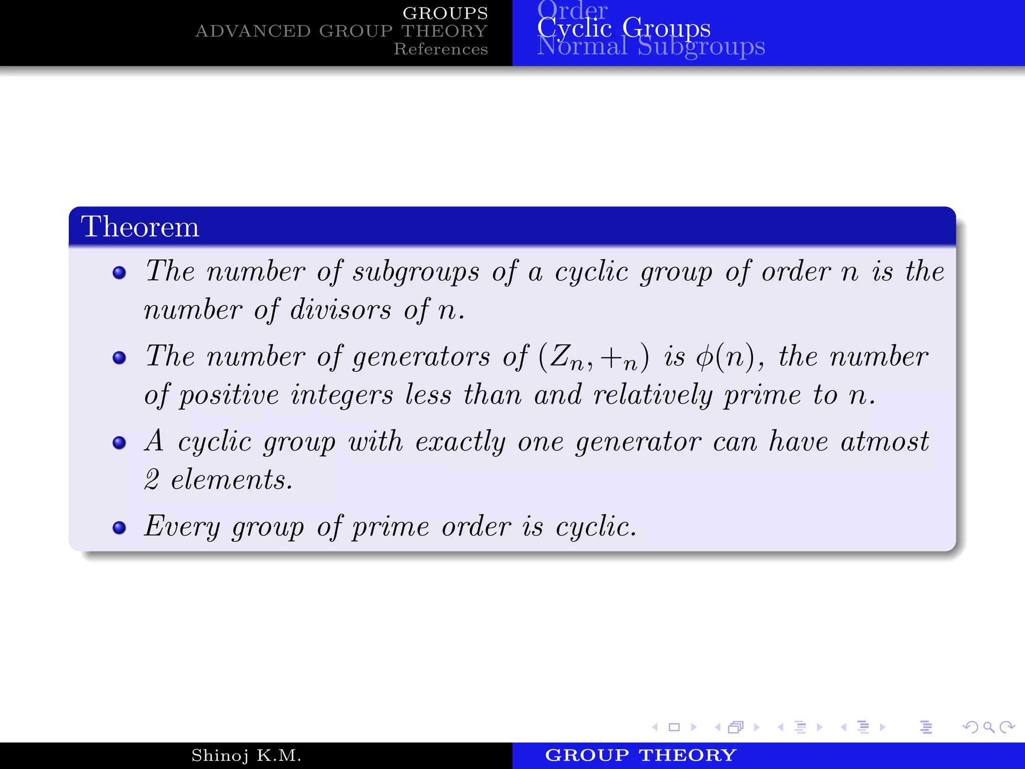 Group Theory | PDF