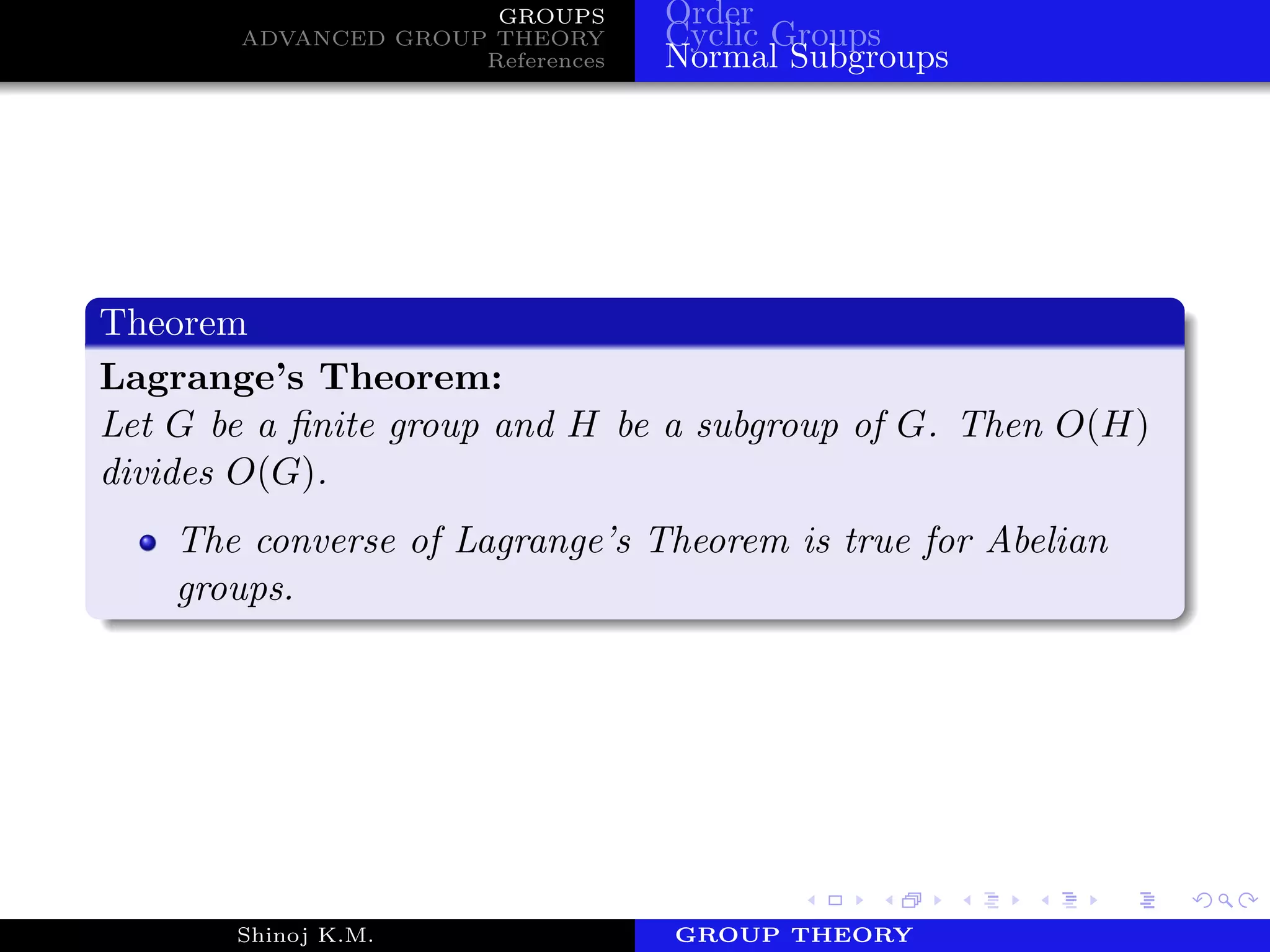 Group Theory | PDF