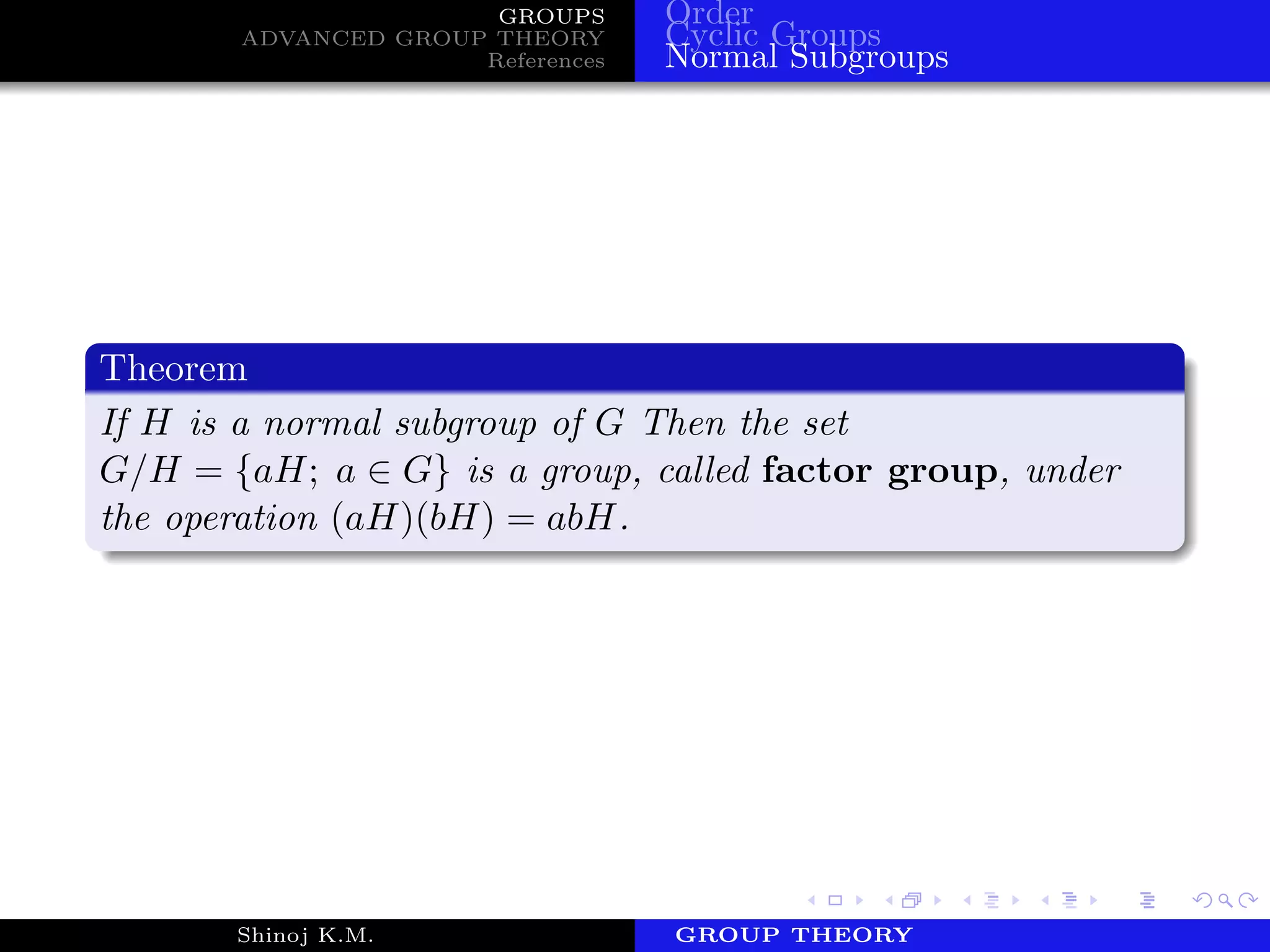 Group Theory | PDF