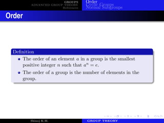 Group Theory | PDF
