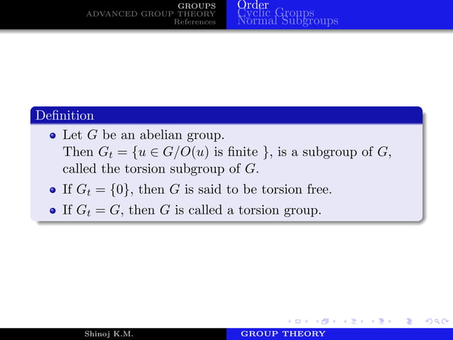 Group Theory | PDF