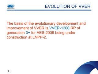 Advanced Designs of VVER Reactor Plant | PPT