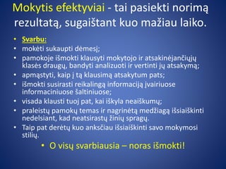 Mokėjimas mokytis | PPTX