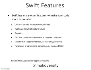 Mokoversity Course: Apple Swift 101 - Introduction | PPT