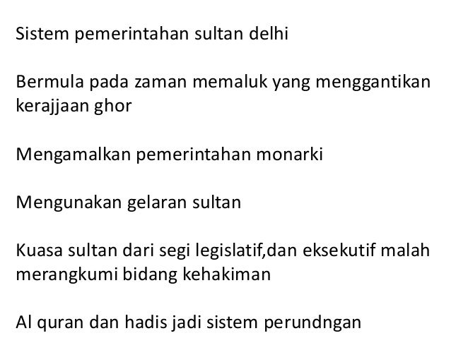 sistem pemerintahan raja sultan amir di anddalus dan india