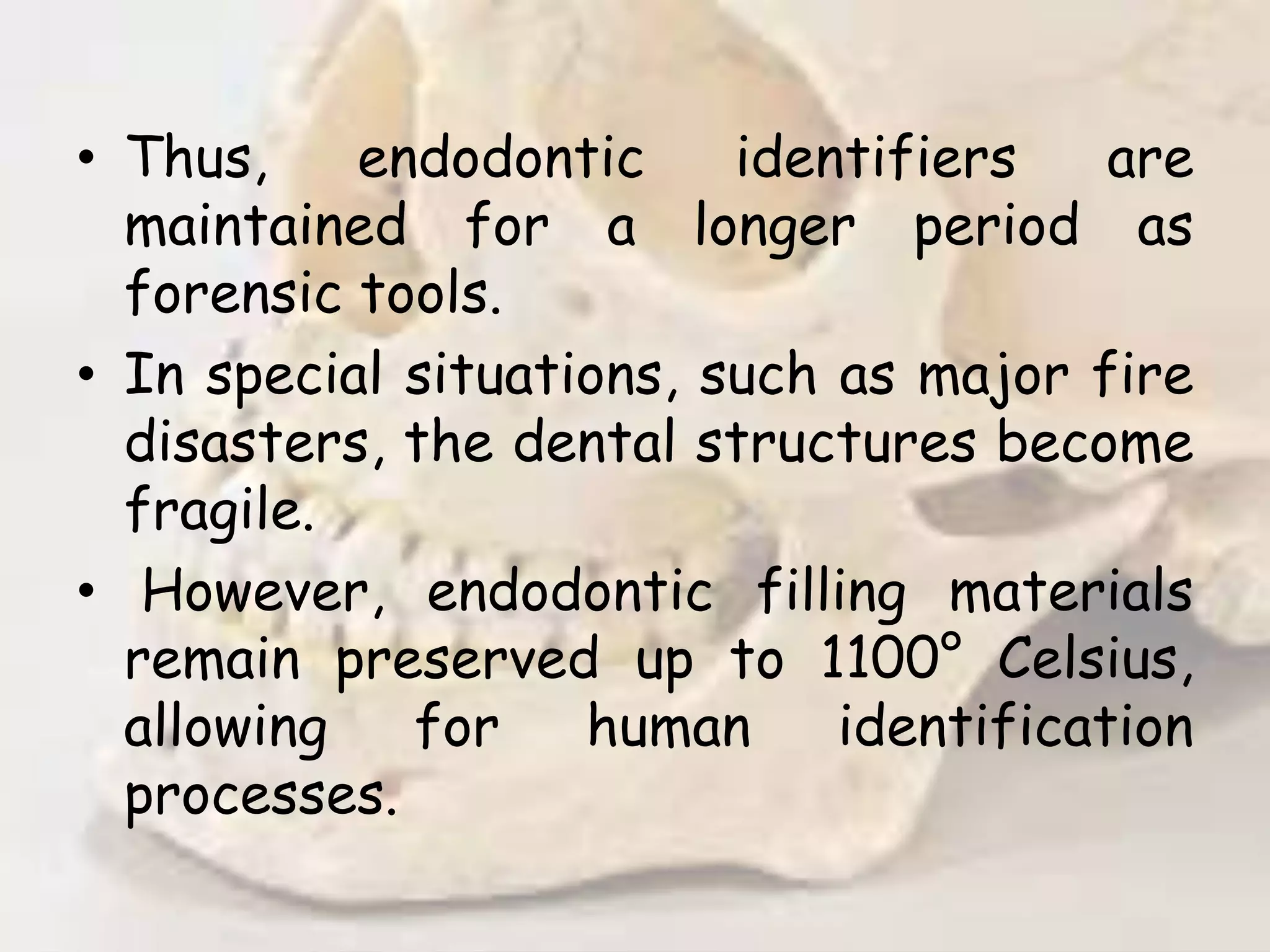 FORENSICS IN ENDODONTICS | PPTX