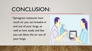 mokshith ppt.pptx spirogram physiology seminar | PPT